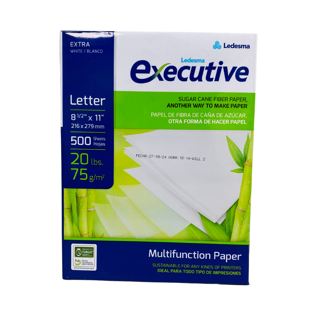 Papel Fotocopia Executive Carta 75 G 500 Hojas – Organízate con ABI